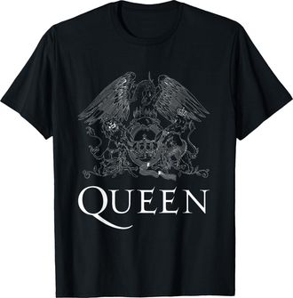 Queen Offizielles klassisches Wappen-Logo, Wei&szlig; T-Shirt