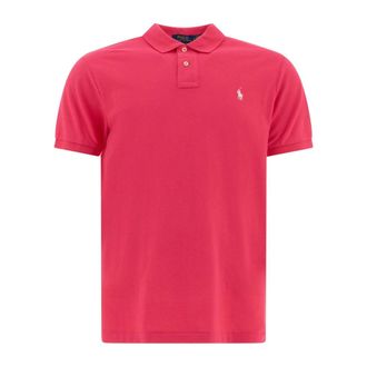 Polo Ralph Lauren Klassisches Baumwoll-Polohemd - - Tops - Herren - Rosa - S