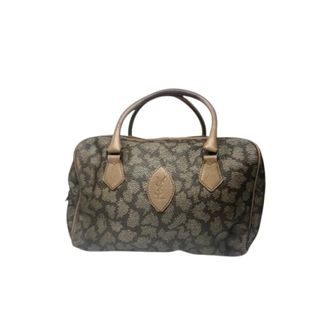 Saint Laurent Sac &agrave; main Pre-owned Vintage en cuir Granite - Femme - Pre-owned - Brun - Taille: ONE Size