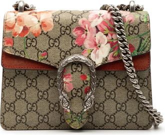 Gucci Hobo Bags - Small GG Supreme Blooms Dionysus Crossbody - Gr. unisize - in Braun - f&uuml;r Damen