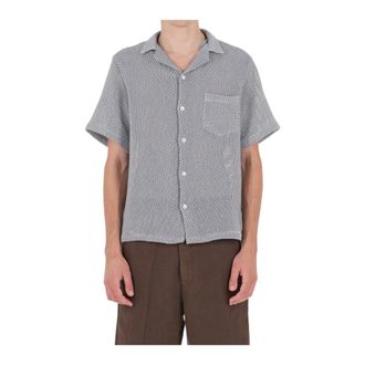 Portuguese Flannel Camicia Agora gewebt Bowling-Kragen - - Shirts - Herren - Mehrfarbig - XL