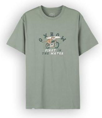 Oxbow Tee-shirt manches courtes eco FAST Hiver 2025 Manches courtes, Col rond, Motif sur lavant