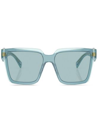 Prada lunettes de soleil teint&eacute;es &agrave; monture carr&eacute;e - Bleu