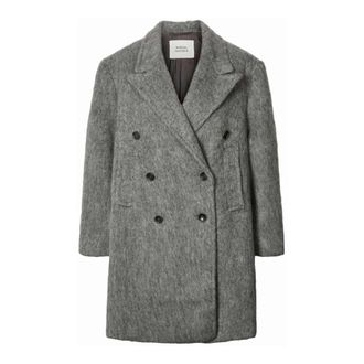 Rabens Saloner Einreiher-M&auml;ntel - - Coats - Damen - Grau - S/M