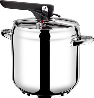 Pintinox Pintinox First Schnellkochtopf aus nickelfreiem Edelstahl, induktionsgeeignet, mit 4 Sicherheitssystemen 9 l