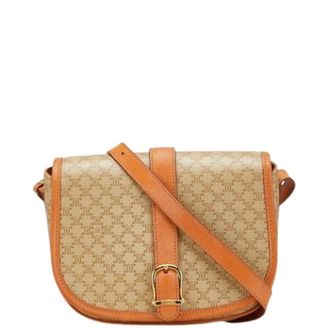 Celine Sac bandouli&egrave;re vintage Pre-owned - Femme - Pre-owned - Beige - Taille: ONE Size