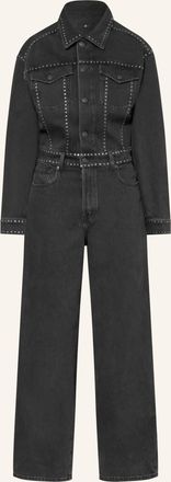 7 For All Mankind Jeans-Jumpsuit schwarz