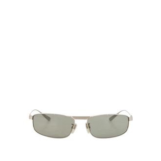 Balenciaga Tag 3.0 Rechteckige Sonnenbrille - - Accessories - Damen - Grau - ONE SIZE