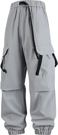 Generic Pantalon de jogging l&eacute;ger pour homme pour la gym et lentra&icirc;nement cardio, respirant et &eacute;vacuant lhumidit&eacute;, taille &eacute;lastique, gris, XXL