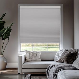 Chicology Cordless Cellular Shades Privatsph&auml;re Einzelzellige Fensterrollo, 68 cm B x 122 cm H, Abendnebel