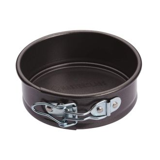 MasterClass MasterClass Antihaft-Mini-Springform mit losem Boden, Stahl, Grau, 11 cm