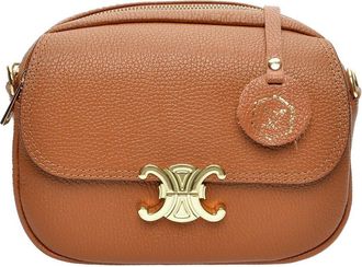 Luisa Vannini Braun Rindsledertasche