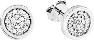 s.Oliver s. Oliver Ohrringe f&uuml;r Damen, Zirkonia / 925 Sterling Silber, Rhodiniert
