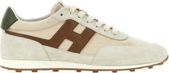 Hogan Homme, Chaussures, Beige, Taille: 44 EU Baskets de sport