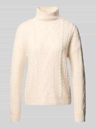Christian Berg Kaschmirpullover mit Zopfmuster
