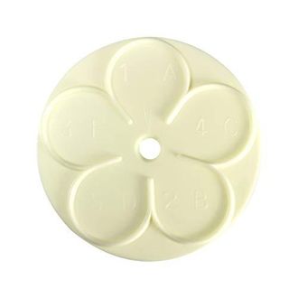 PME 103FF019 Jem Leichter Rosen-Ausstecher, 60 mm, Kunststoff, Ivory, 9 x 1 x 16 cm