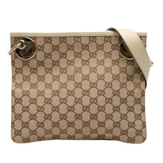Gucci Pre-owned Canvas Crossbody Bag - - Pre-owned - Damen - Beige - ONE SIZE