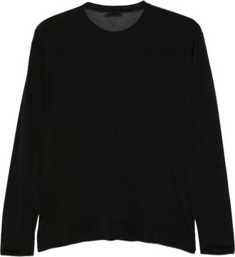 MRZ Wool Crewneck Sweater - Black