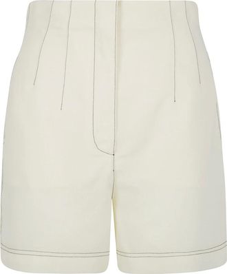 Philosophy di Lorenzo Serafini Femme, Shorts, Blanc, Taille: 38 FR Etamine Short Shorts