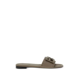 Fendi Baguette Slides - - Shoes - Damen - Braun - 36 EU