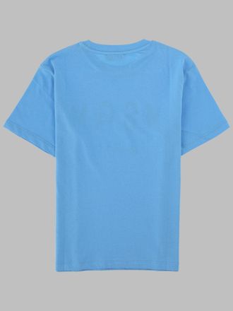 Msgm Cotton Jersey T-Shirt - Blue