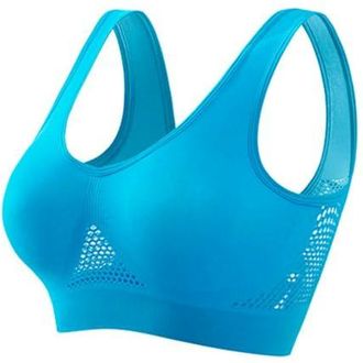 Generic CHJAN - Soutien-gorge grande taille pour femme, style d&eacute;contract&eacute;, pour la course &agrave; pied, le fitness, le yoga, la beaut&eacute;, le sport, sans bords en acie