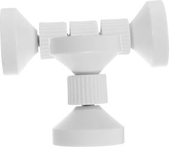 Valiclud 2 Stück Verstellbarer Bettrahmen Shake Tool Gewindefeststeller für Bett Kopfteil und Möbel Weiß Mittel Übergröße Polster Kopfteil Stopper Stabilisiert