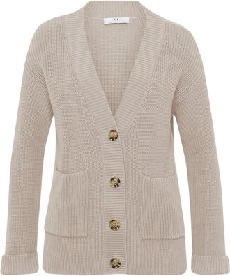 Peter Hahn Strickjacke V-Ausschnitt Peter Hahn beige