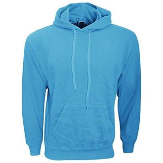 Fruit Of The Loom Sweatshirt &agrave; Capuche, Bleu Ciel, M Homme