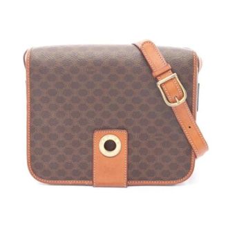Celine Sac bandouli&egrave;re en toile Pre-owned - Femme - Pre-owned - Brun - Taille: ONE Size