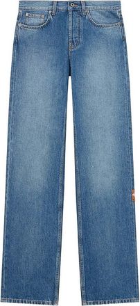 Off-white Jean Droit - Bleu