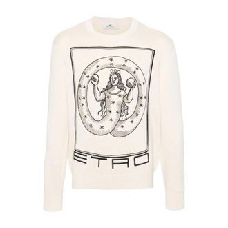Etro Stilvoller Strickpullover - - Knitwear - Herren - Wei&szlig; - L