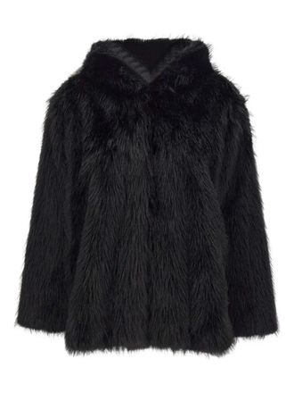 Kaos manteau en fourrure artificielle - Noir