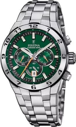 Festina Homme, Accessoires, Gris, Taille: ONE Size Chrono Bike Chronograph