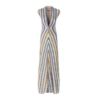 Missoni Langes Kleid - - Dresses - Damen - Mehrfarbig - S