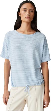 OPUS Kurzarmshirt - - Tops - Damen - Blau - L