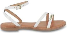 Les Tropeziennes LES TROPEZIENNES PAR M. BELARBI Femme HANAK Chaussures Ville Sandale, Blanc, 37 EU