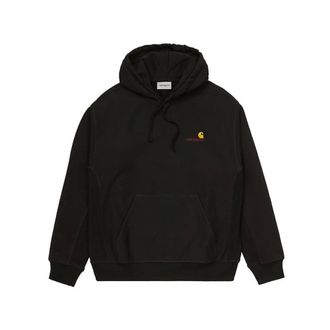 Carhartt Work in Progress Homme, Sweatshirts et sweats &agrave; capuche, Noir, Taille: 2XL Hooded American Script