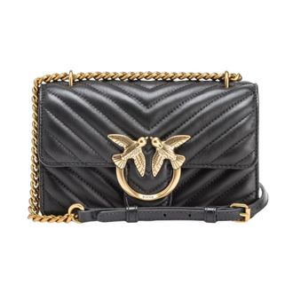 Pinko Pinko, Femme, Sacs, Noir, Taille: ONE Size Mini Love Bag One Chevron