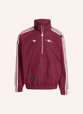 adidas Originals Adidas Originals Arsenal Terrace Icons Jacke Mit Reissverschluss Bis Zur Brust rot