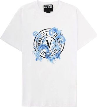 Versace Jeans Couture Homme, Tops, Blanc, Taille: L T-Chemises