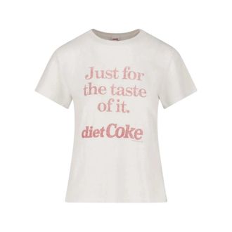 Re/Done Classic Tee Diet Coke - - Tops - Damen - Wei&szlig; - S