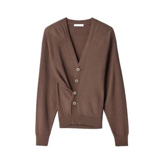 Christophe Lemaire Relaxed Twisted Cardigan - - Knitwear - Herren - Braun - L