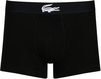 Lacoste Lot de trois boxers en coton m&eacute;lang&eacute;