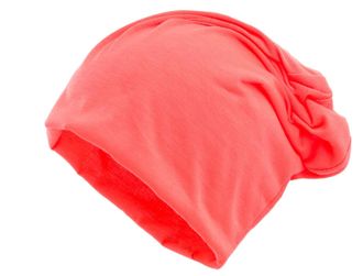 shenky XXL | Long Beanie | gro&szlig;e K&ouml;pfe | leichte Sommerm&uuml;tze | extralange Haube | f&uuml;r Damen & M&auml;nner | Unisex | d&uuml;nn | Long Slouch Beanie | Neonorange XXL