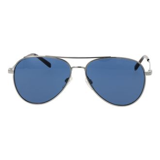Tommy Hilfiger TO-1067534 Metal Aviator Sunglasses - Silver