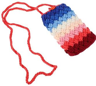 Valiclud 1pièce Sac Bandoulière Tissé À Laine Pour Téléphone Pochette Pratique Et Élégante Pour Femme Pour Téléphone Portefeuille Et Petits Objets