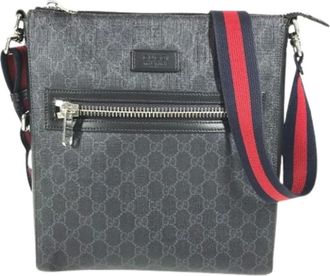 Gucci Sac bandouli&egrave;re Pre-owned - Homme - Pre-owned - Noir - Taille: ONE Size