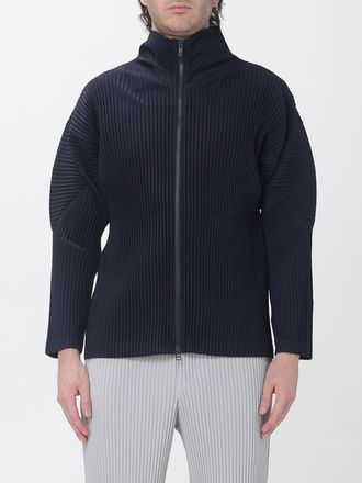 Homme Pliss&eacute; Issey Miyake Plissierter Stehkragen-Cardigan Homme Pliss&eacute; Issey Miyake mit Rei&szlig;verschluss