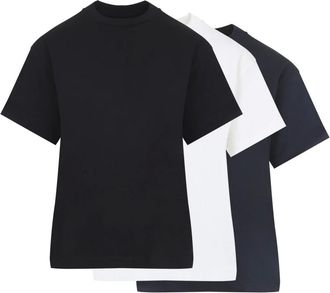 Jil Sander Femme, Tops, Multicolore, Taille: 38 FR Ensemble de 3 T-shirts &agrave; Manches Courtes